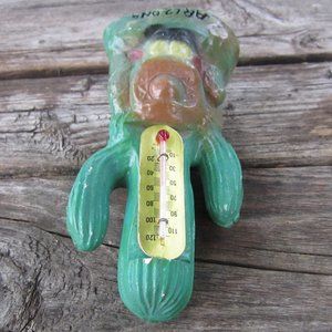 Vintage | Accents | Chalkware Cactus Thermometer Arizona Vintage Mcm ...